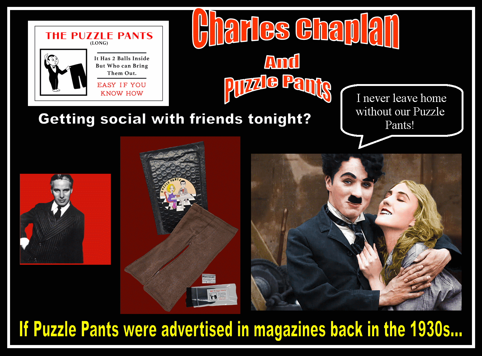 The Scotch Purse & Puzzle Pants (Turning back the Clock)