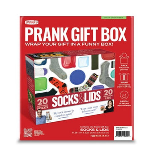 Socks & Lids Prank Gift Box | CaliforniaMagic.Net