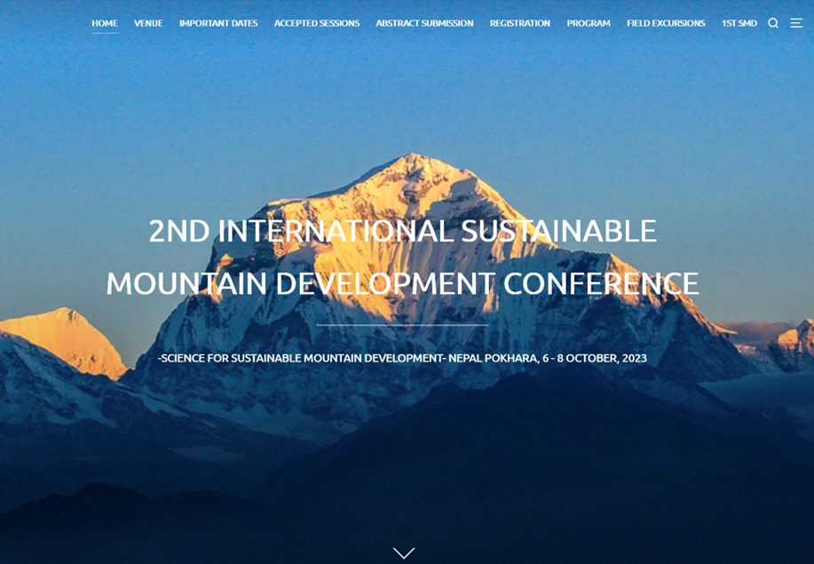 2nd International Sustainable Mountain Development Conference- Pokhara ...