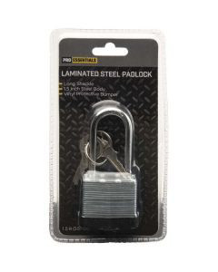 Pro Essentials Laminated Padlock 1.5 in - 1 count | Zoo Market