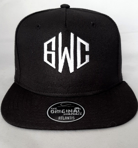 Personalised Adults Snap Flat Visor 5 Panel Cap | nicells