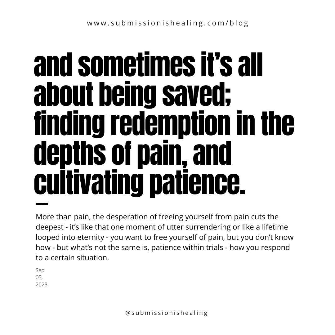 Whispers of Courage; Pain, and Patience!