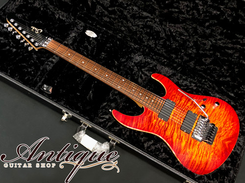 Suhr Modern 7-Strings Fireburst Birdseye Roasted & Pau Ferro Neck w/FRT ...