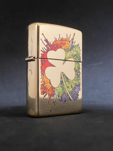 49125 Graffiti Clover Design Solid Brass | ZipSho Trading Svcs