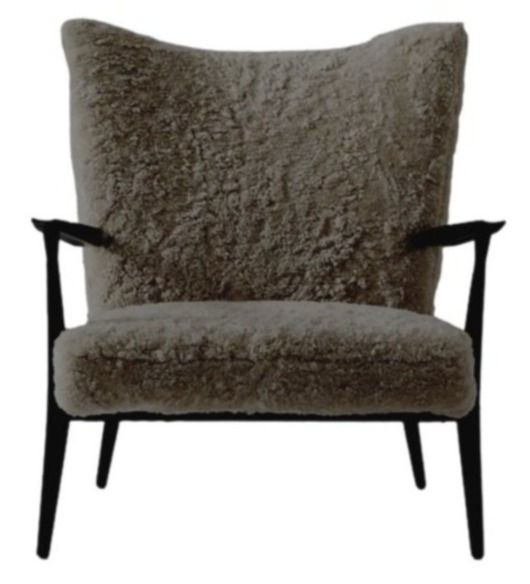 Chicago Charcoal Sherpa Accent Chair [QTY: 2] C-2 | Arizona Event Rental