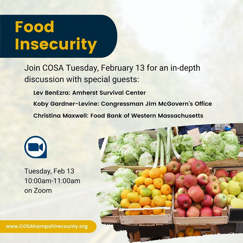 COSA: Food Insecurity on Feb 13