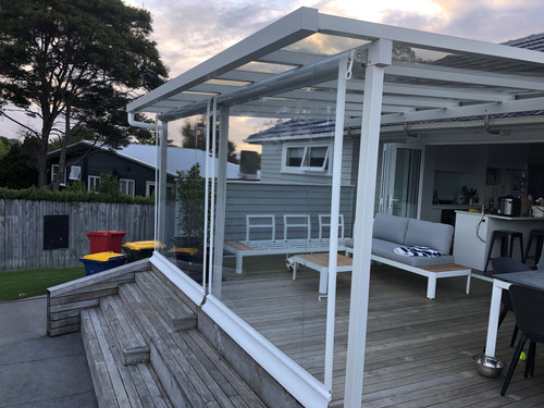 Clear PVC Drop Screens | dropscreensdirect