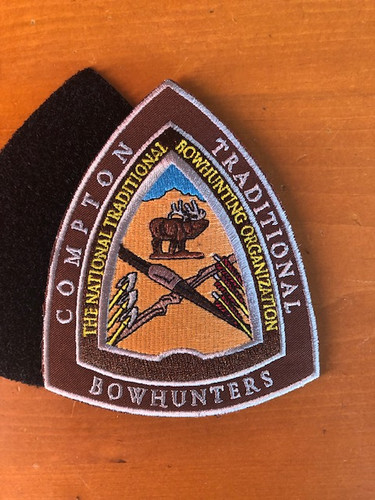 Embroidered Patch with Velcro Back | Compton Traditional Bowhunters