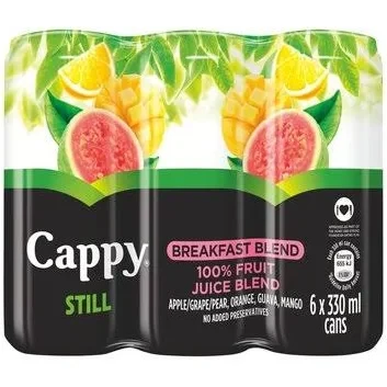 CAPPY FRUIT JUICE BREAKFAST BLEND 330ML CAN X 24 | Booze Town