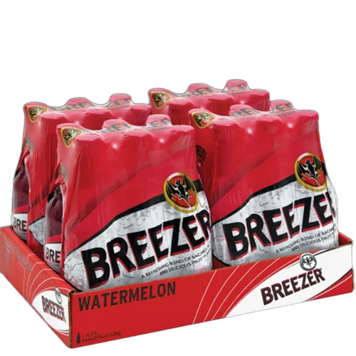 BACARDI BREEZER WATERMELON 275ML NRB X 24 | Booze Town