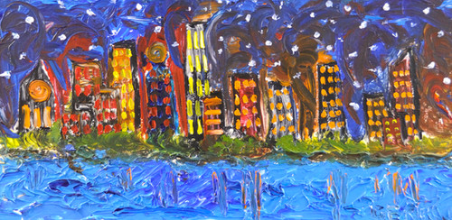 Cityscapes, Night Time | Geraci Art