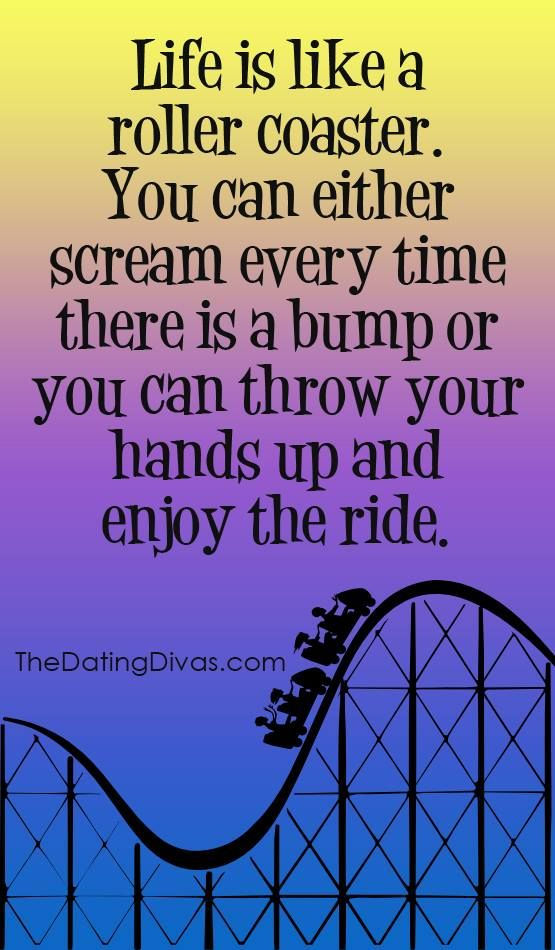 Life is a roller coaster