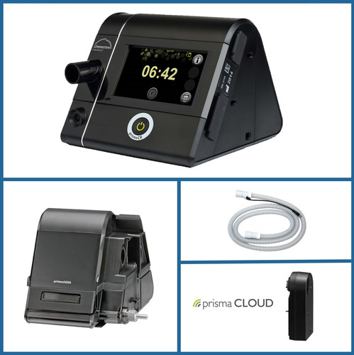 Löwenstein PrismaCR AcSV Therapy set with Humidifier, Heated Tube and ...