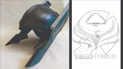 Thor Helmet Pattern | Thor Ragnarok (Digital Product) | Diego Cosplay