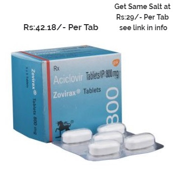 ZOVIRAX 800mg TAB | sandeepmed.com