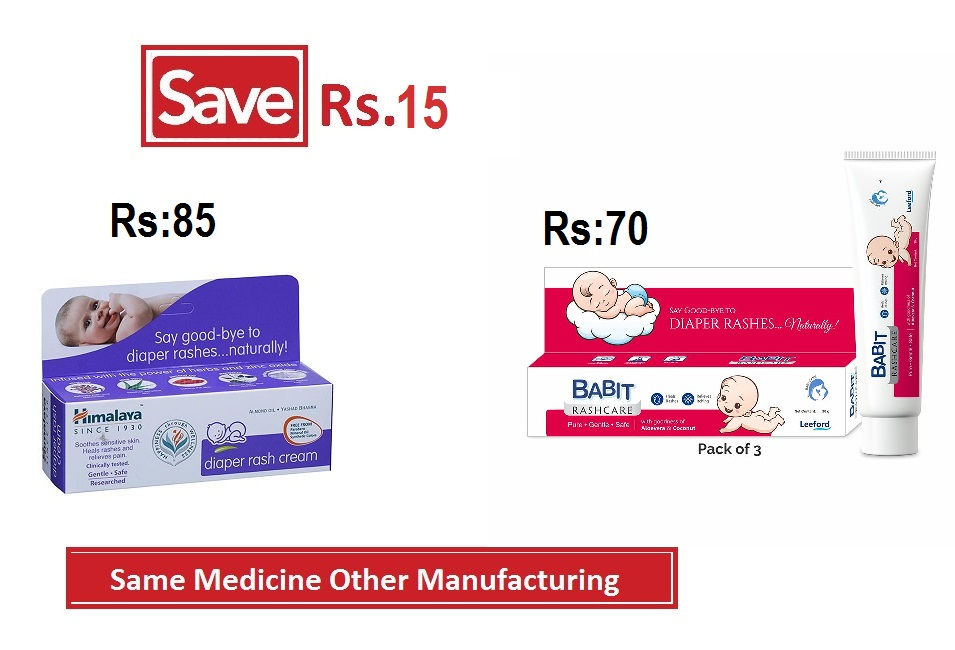 Himalaya Diaper Rash Cream vs babitH | sandeepmed.com