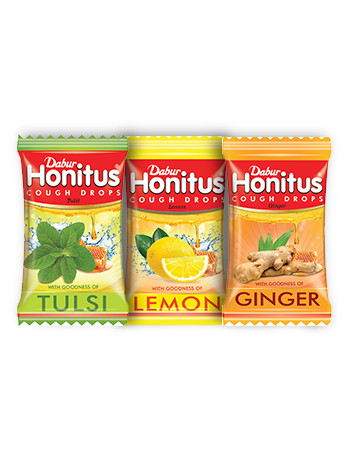 Honitus Ginger Cough Drop Pack of 100 | sandeepmed.com