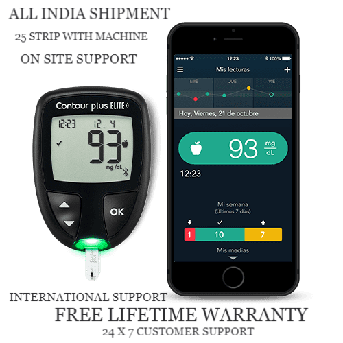 CONTOUR PLUS ELITE blood glucose meter | sandeepmed.com