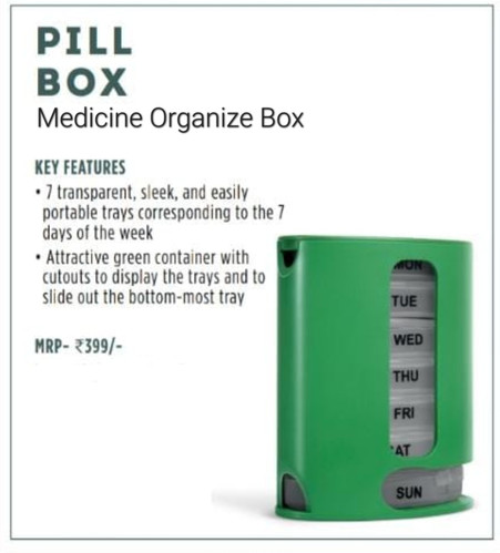 Tablet organize Pill Box medicine Box for old age patient | sandeepmed.com