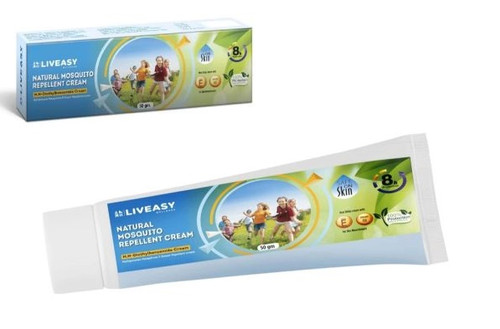 NATURAL MOSQUITO REPELLENT CREAM LIVEASY | sandeepmed.com