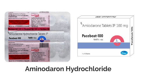 Amiodarone hydrochloride tablet 100mg - Pacebeat-100 | sandeepmed.com