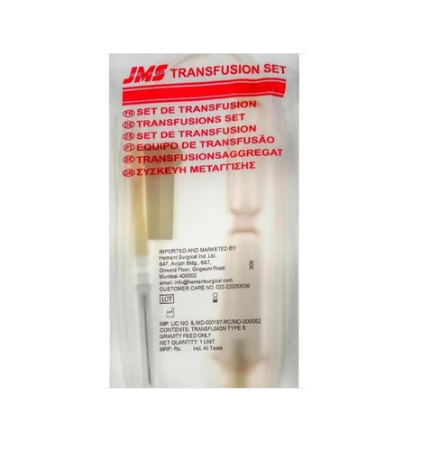 JMS TRANSFUSION SET | sandeepmed.com