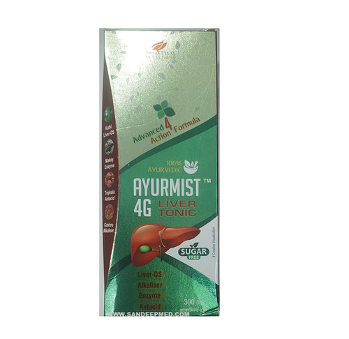 AYURMIST 4G LIVER TONIC 300ml | sandeepmed.com