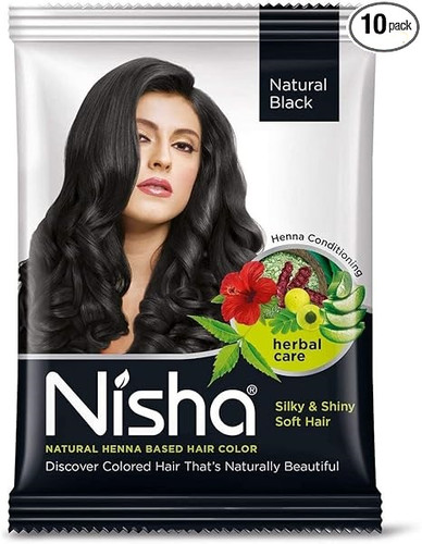 NISHA NATURAL HENNA BASED COLOR | sandeepmed.com