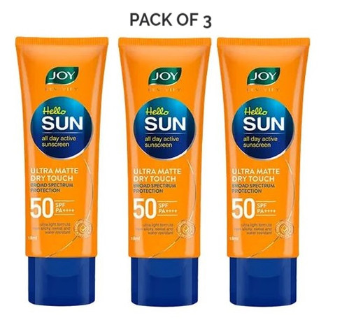 Joy Sunscreen 50SPF Pack of 3 | sandeepmed.com