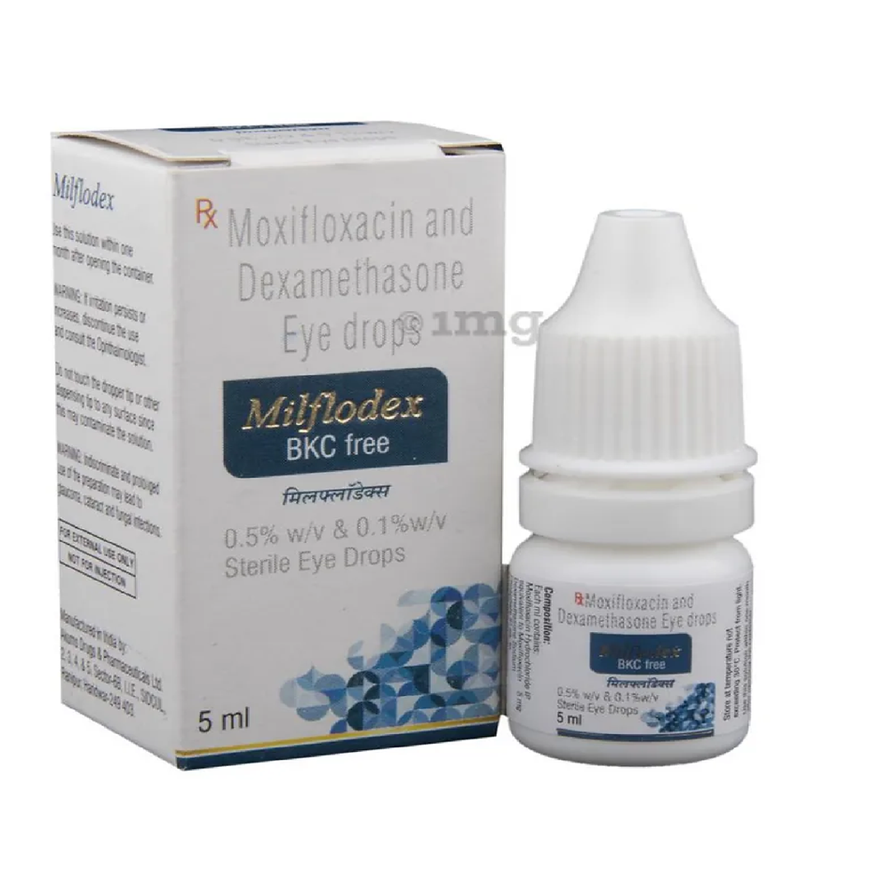 MILFLODEX EYE DROP 5ML | sandeepmed.com