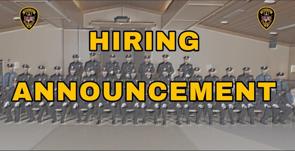 Now accepting applications for full-time police officers: