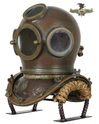 Antique Sponge Divers Helmet | Old Diving Helmets