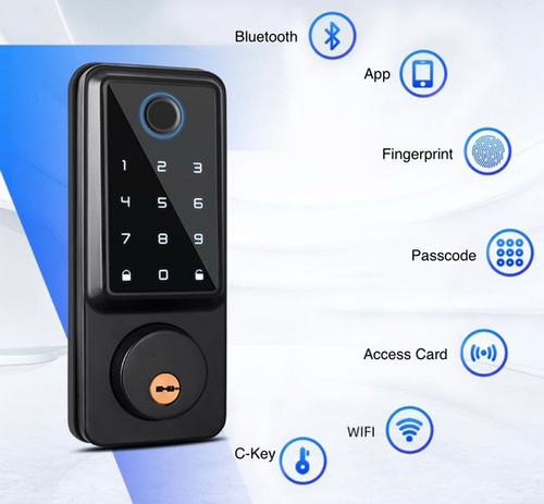 Germany-tech Intelligent Bluetooth Deadbolt | Cg Fortress Lockwork