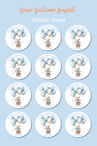 Blue Baby Shower Stickers | Carl's Craft