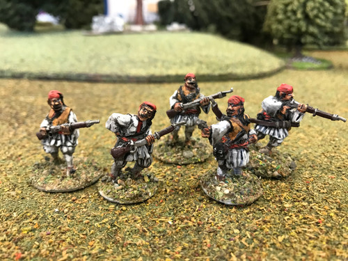 BWG10 Greek Irregular foot / bandits | Tiger Miniatures