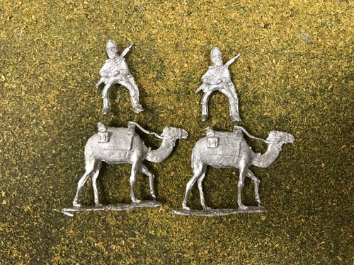 GC16 Colonial Mounted Camel Infantry in Sunhelmets | Tiger Miniatures