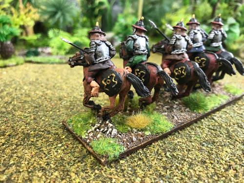 SEH01 A Galloping Horse with Shield on flank | Tiger Miniatures