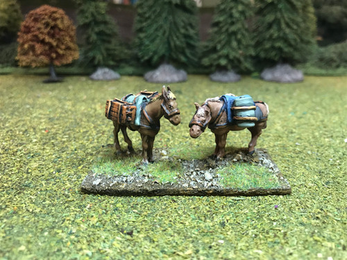 PM03 Pack Mule Set 3 - boxes, packs and barrel | Tiger Miniatures