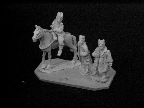 BWS11 Serbian General command | Tiger Miniatures