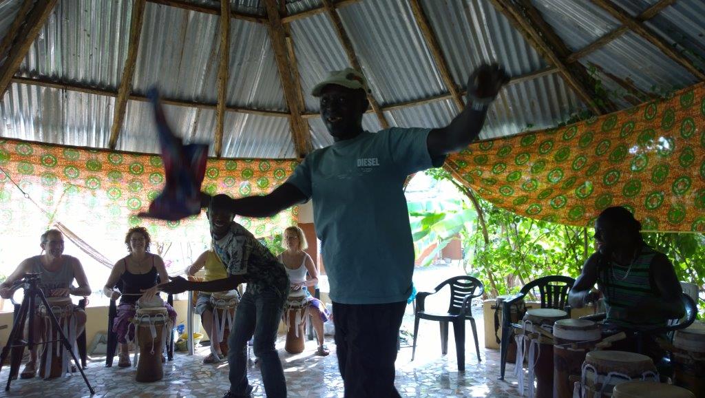 Sabar drumming originated in Senegal, West Africa and is a closely gua
