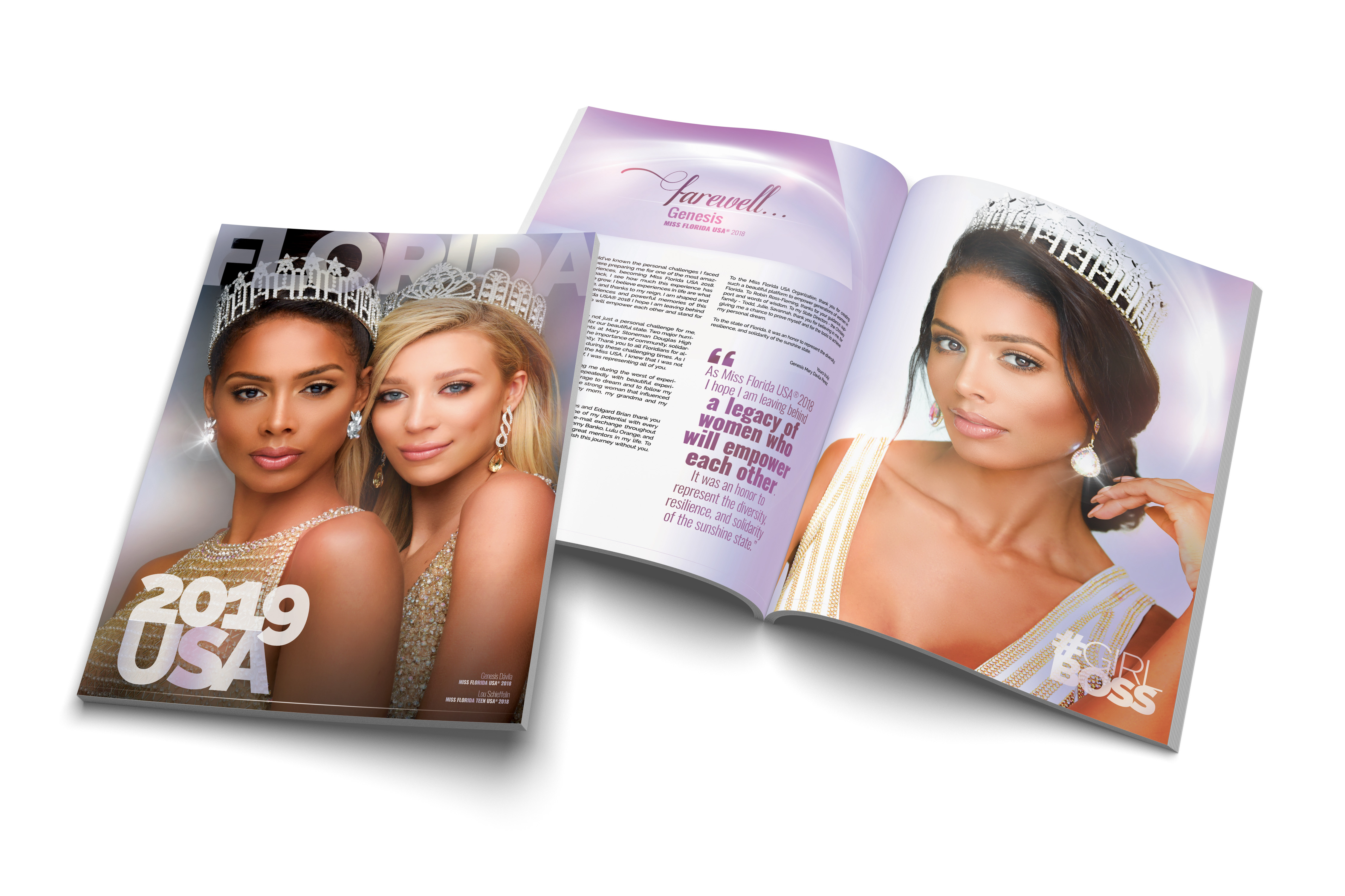 PAGEANT DESIGN | Program Book Content Page Samples