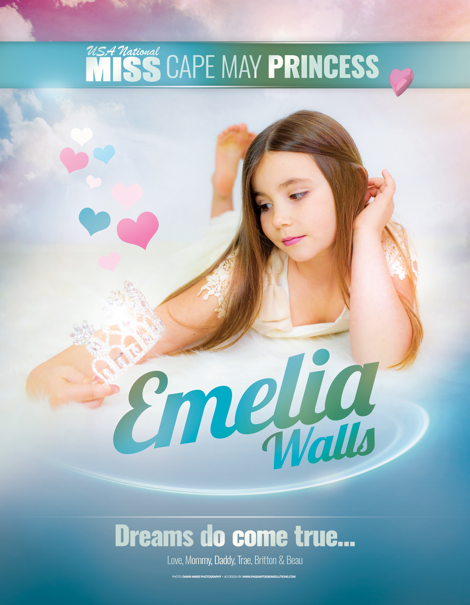 PAGEANT DESIGN | ORDER | Pageant Ads