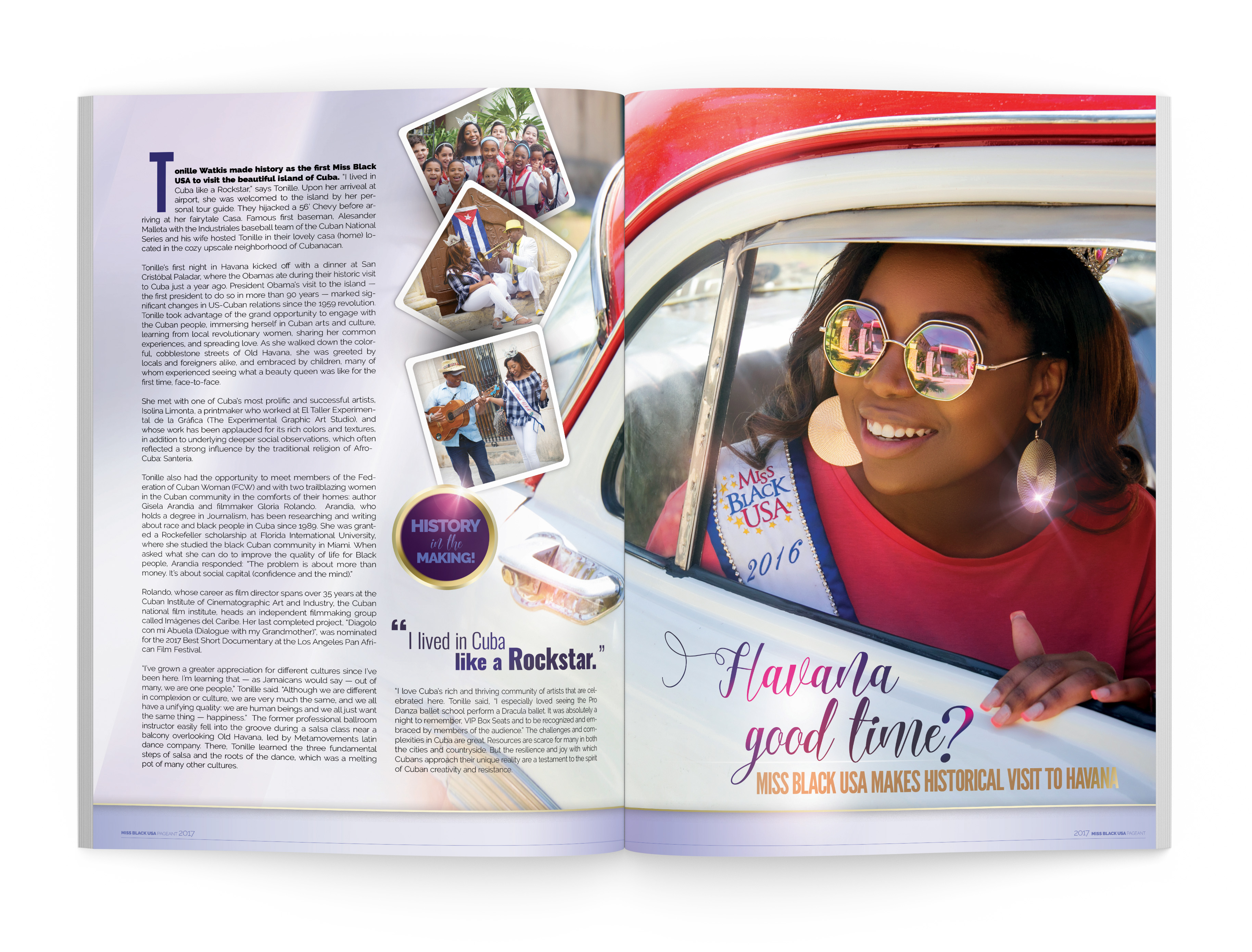 PAGEANT DESIGN | Program Book Content Page Samples