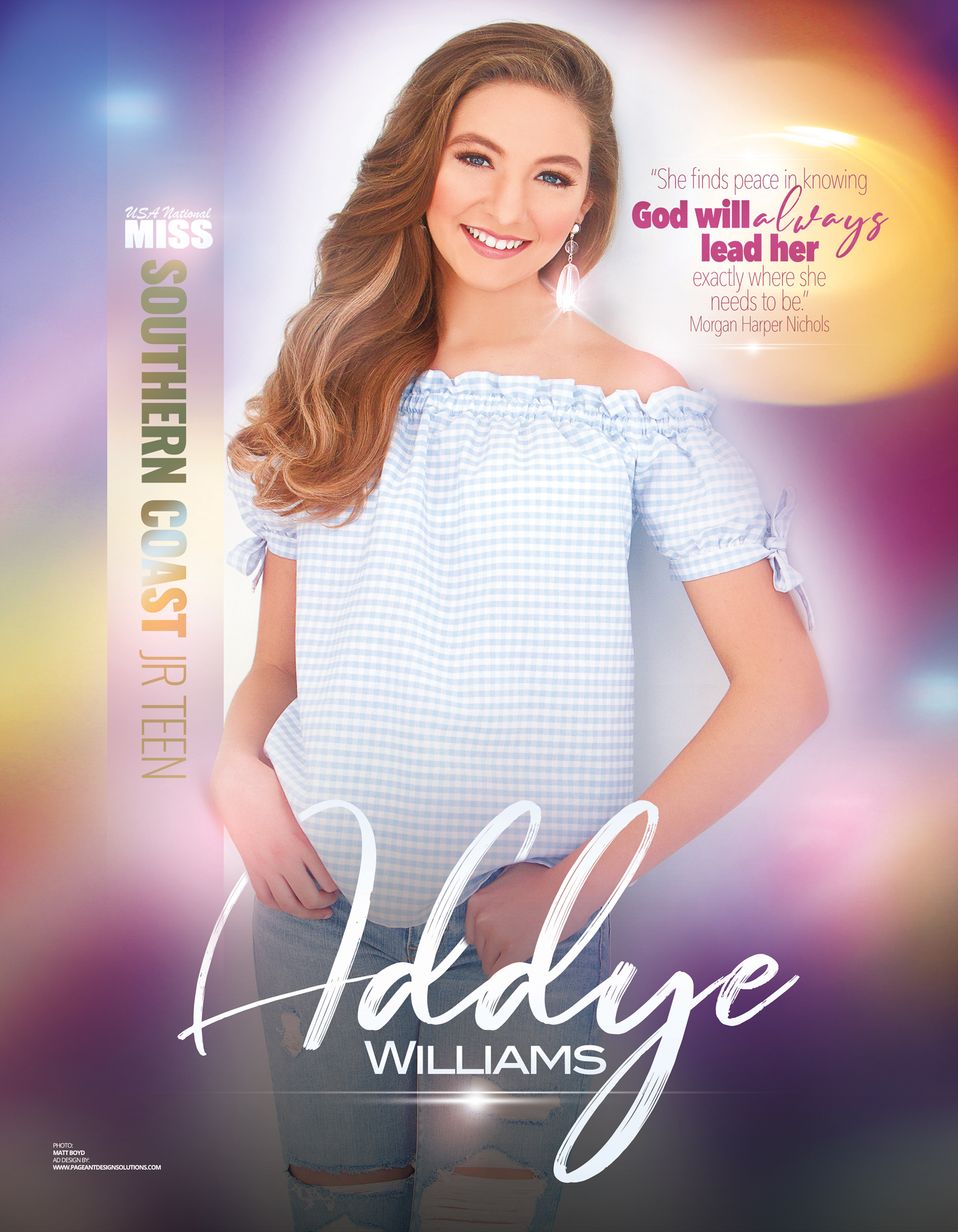 PAGEANT DESIGN | ORDER | Pageant Ads