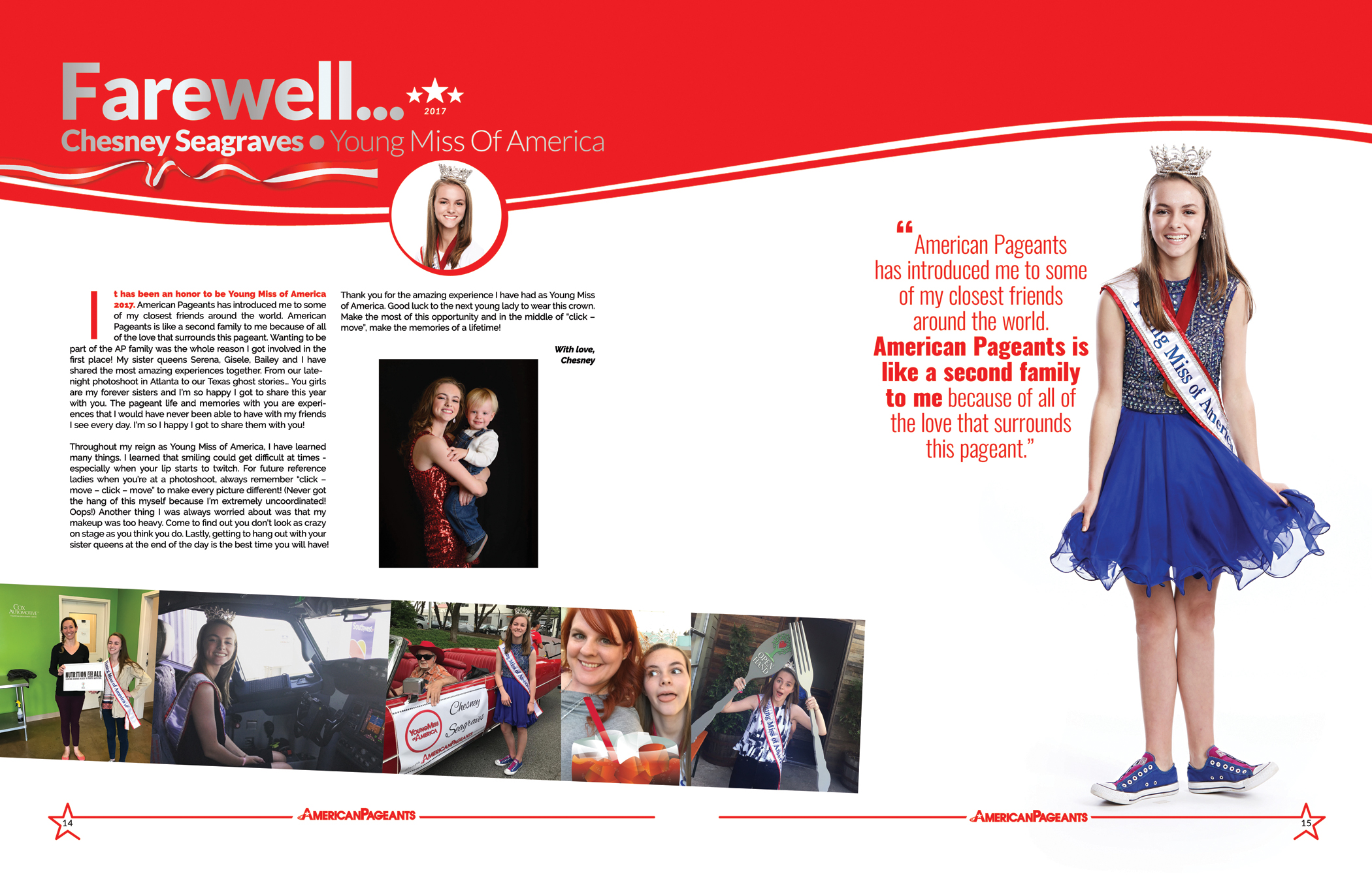 PAGEANT DESIGN | Program Book Content Page Samples