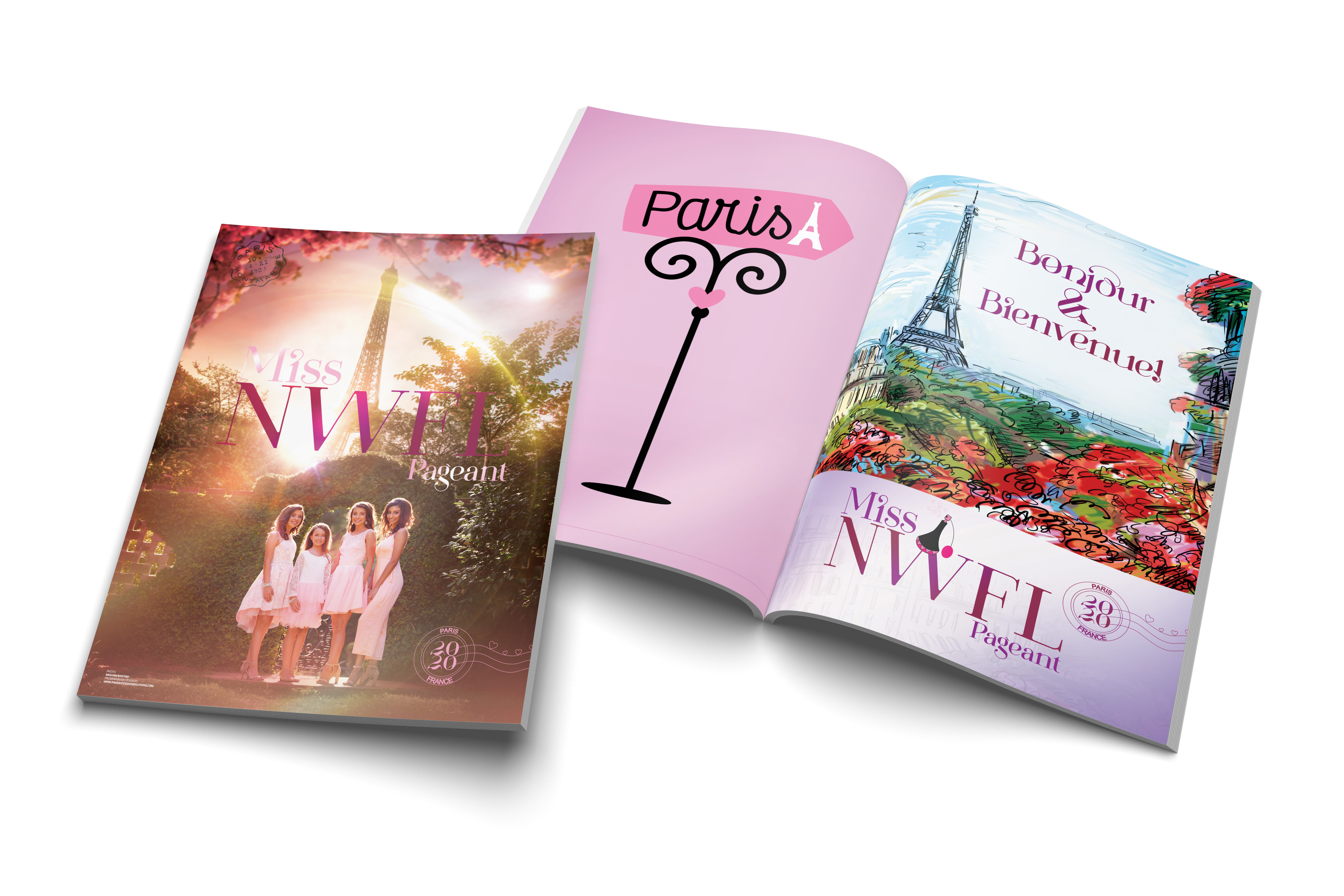 PAGEANT DESIGN | Program Book Content Page Samples