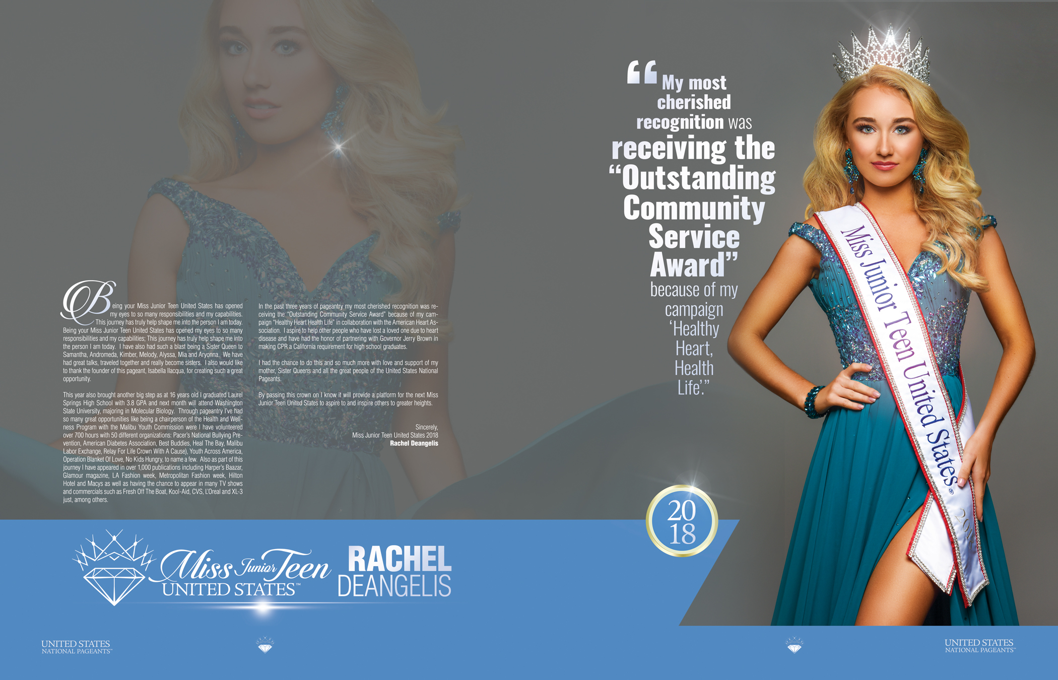 PAGEANT DESIGN | Program Book Content Page Samples