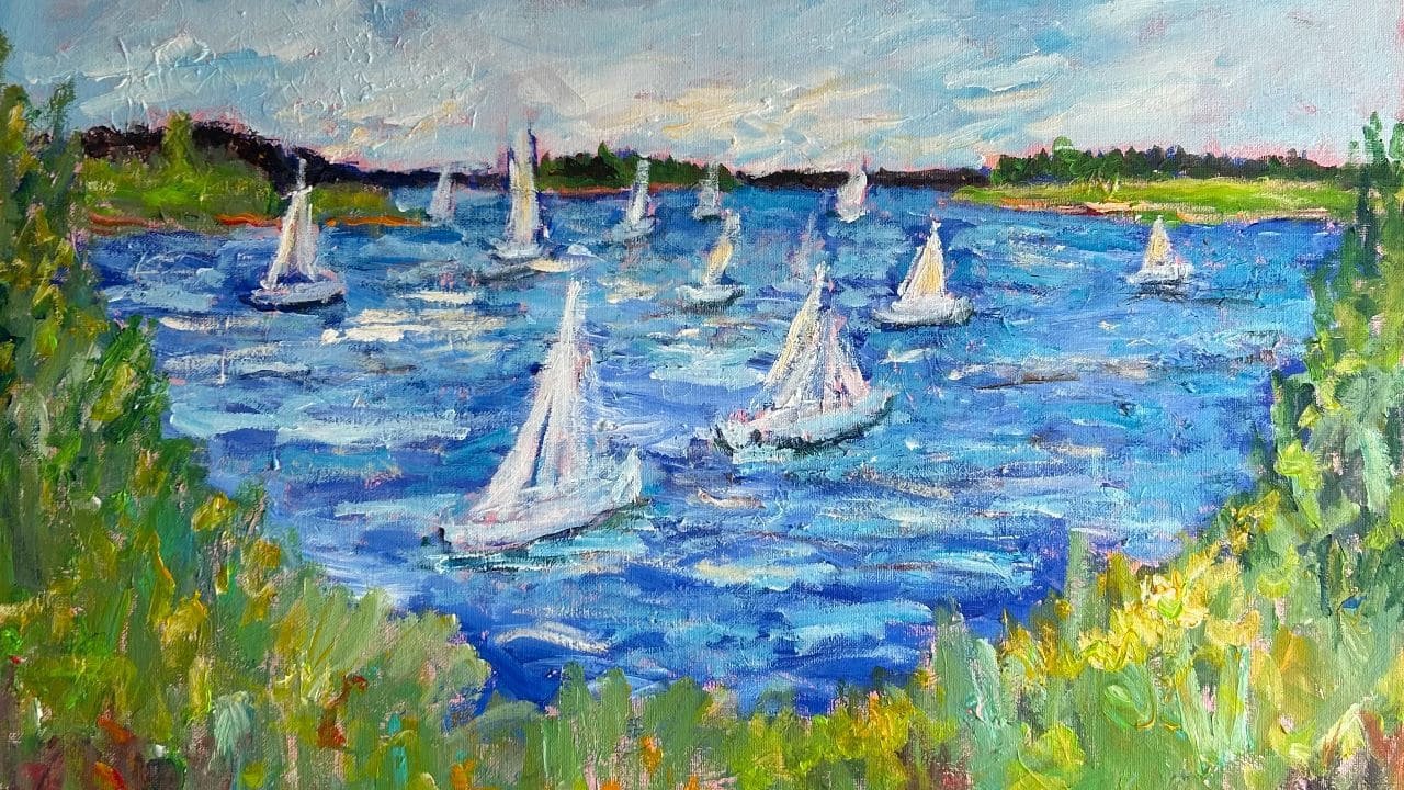 Sailboats on the Bay Paint Night with Ed Coleman | Chester Art Centre