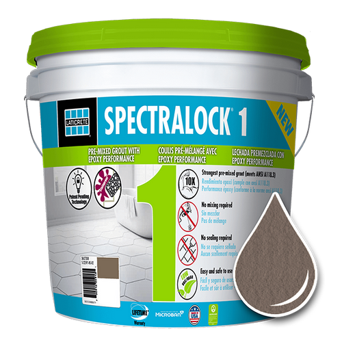 Laticrete Spectralock 1 - Pre-Mixed Grout in Mocha #35 (1Gal) | Global ...