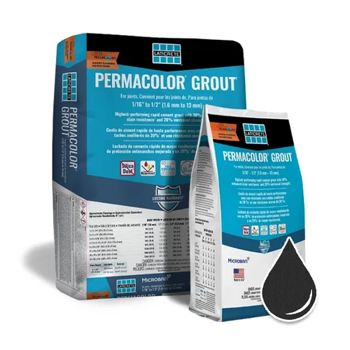 Laticrete - Permacolor Grout - Midnight Black #22 Color (8lb or 25lb ...
